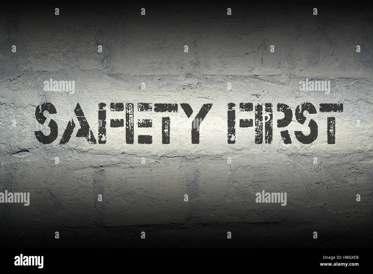 Safety first text hi-res stock photography and images - Alamy
