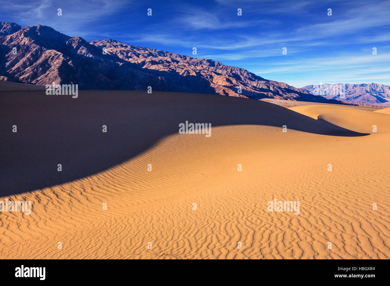 Deep shadows in flat hollows Stock Photo - Alamy