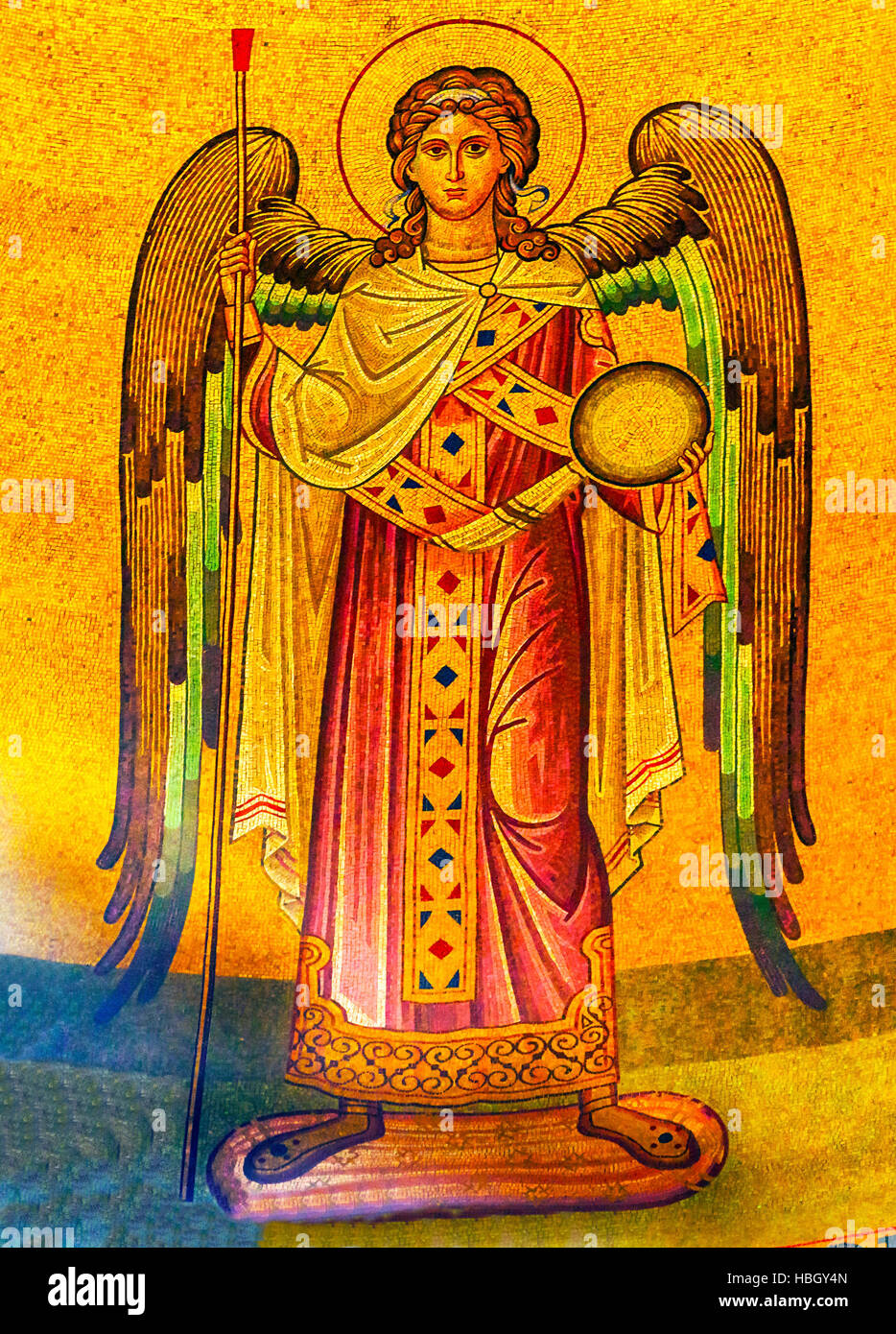 Angel mosaic hi-res stock photography and images - Alamy