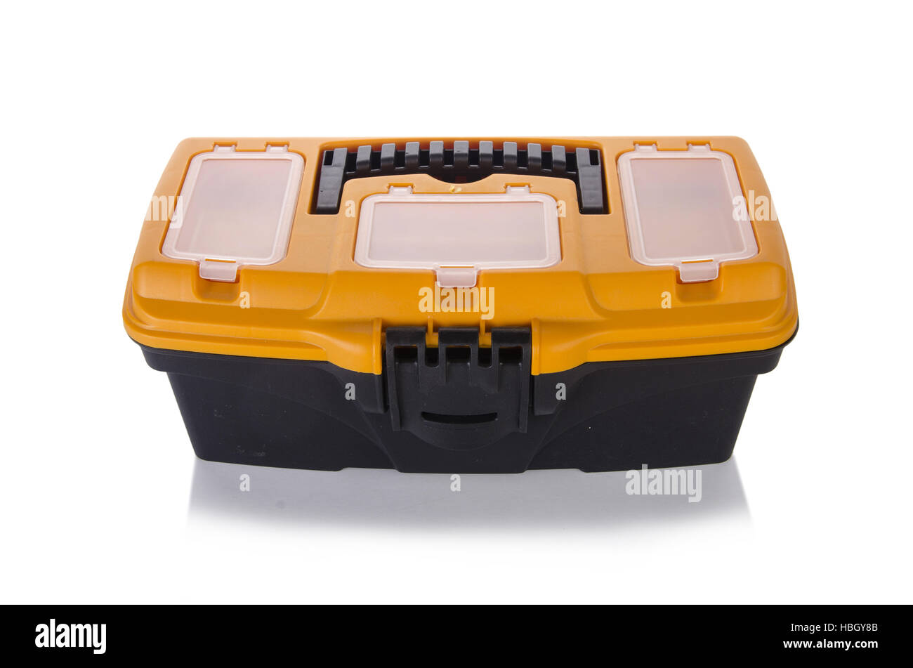 Toolkit box isolated on the white background Stock Photo - Alamy