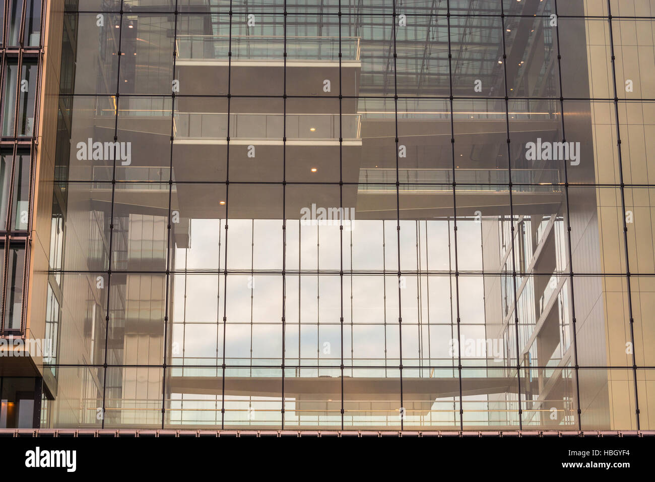 Glass facade of modern office building Stock Photo - Alamy