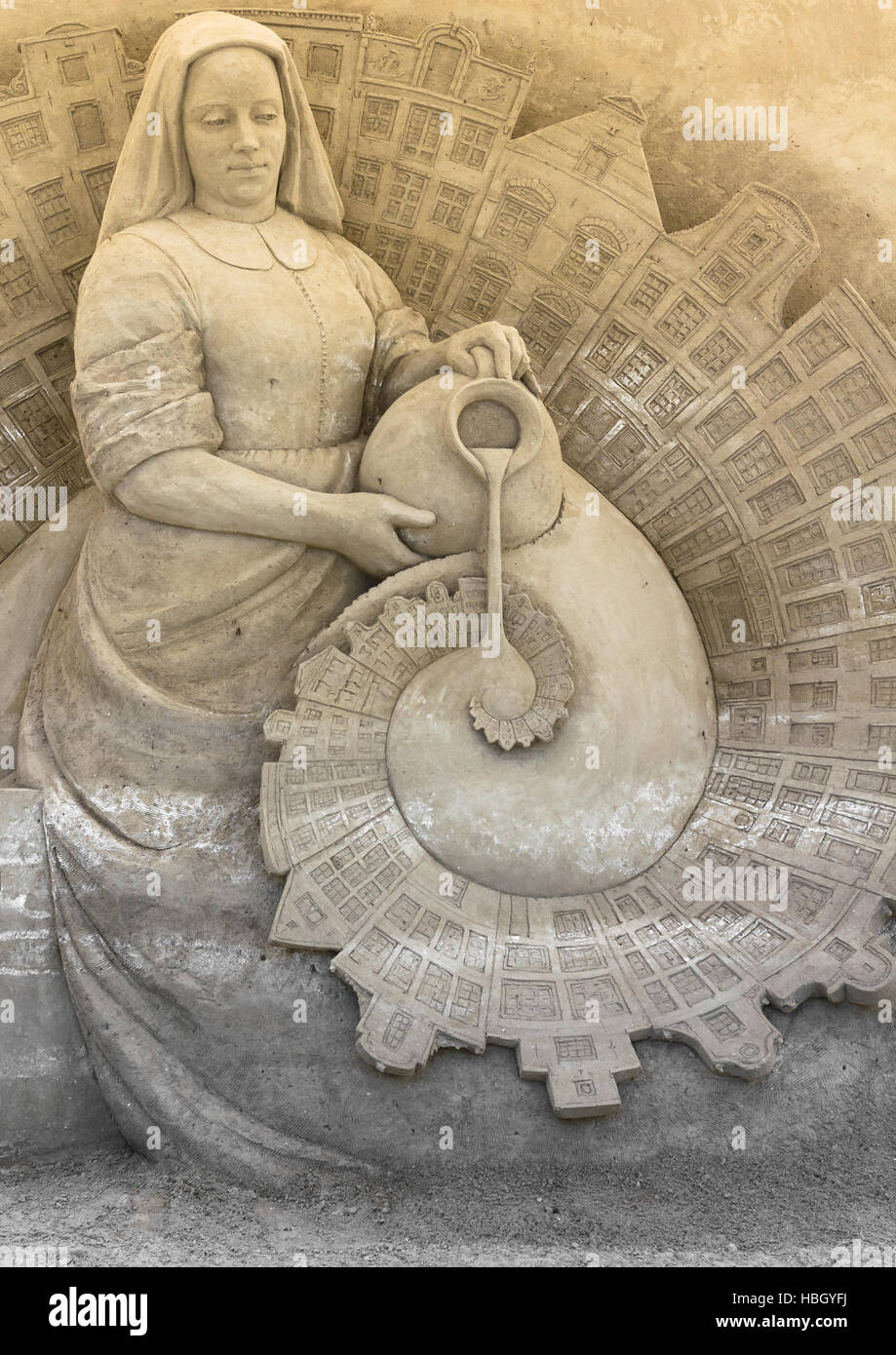 Beautiful sand creation hi-res stock photography and images - Alamy