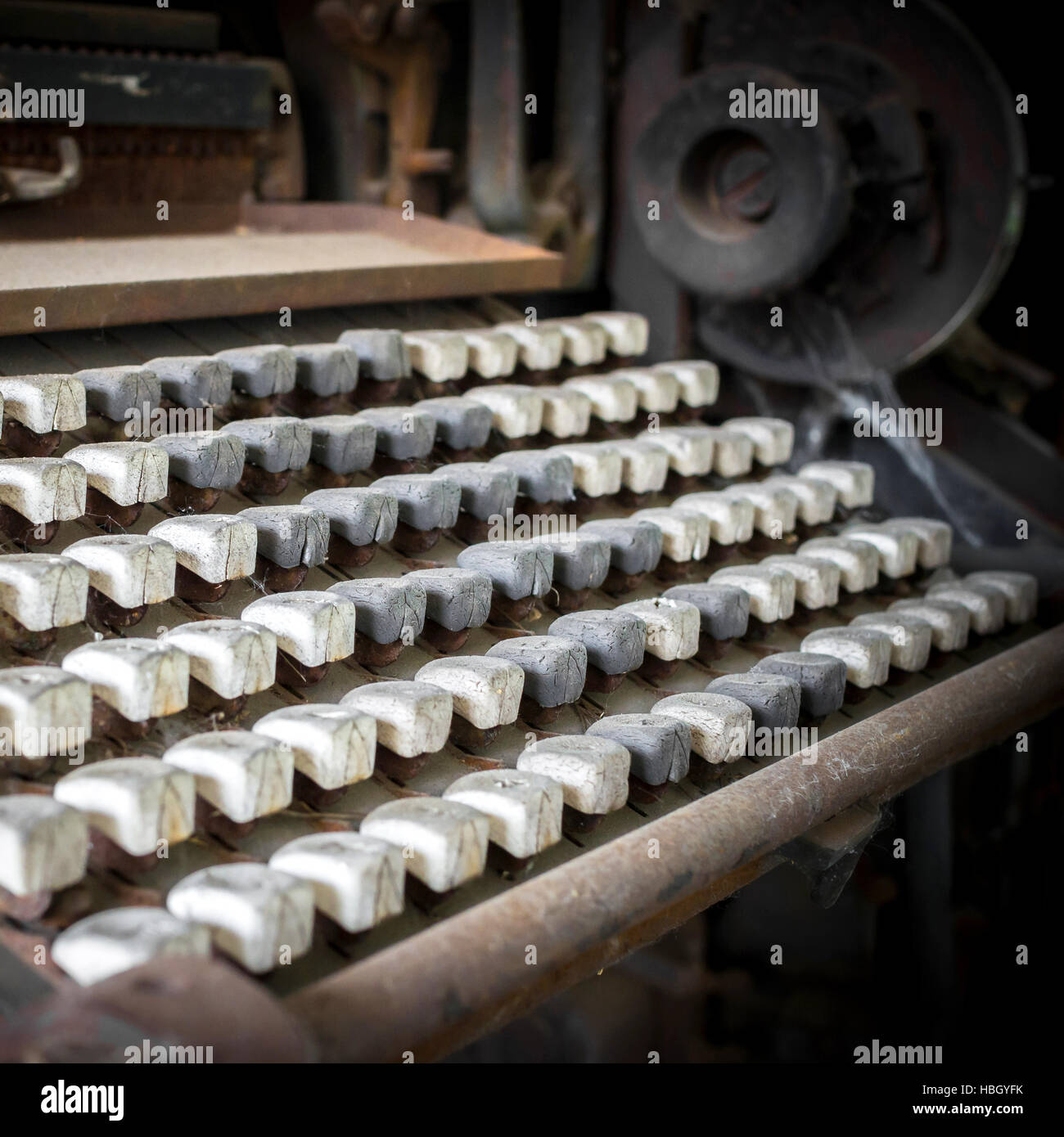Old rusty keyboard Stock Photo - Alamy