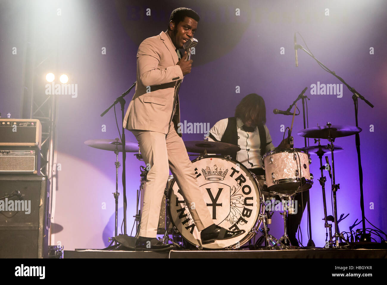 Vintage trouble band hi-res stock photography and images - Alamy