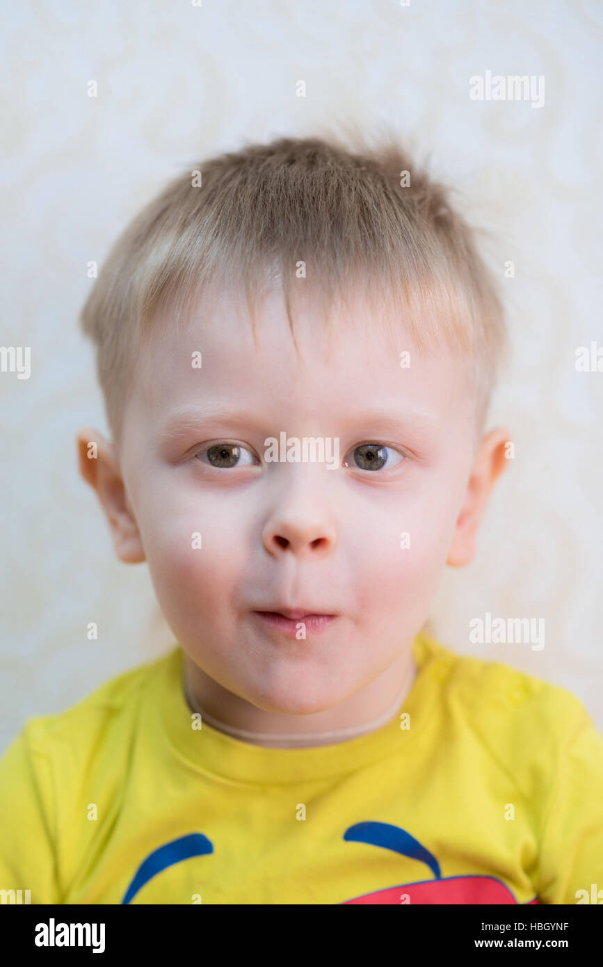 portrait of a boy Stock Photo - Alamy