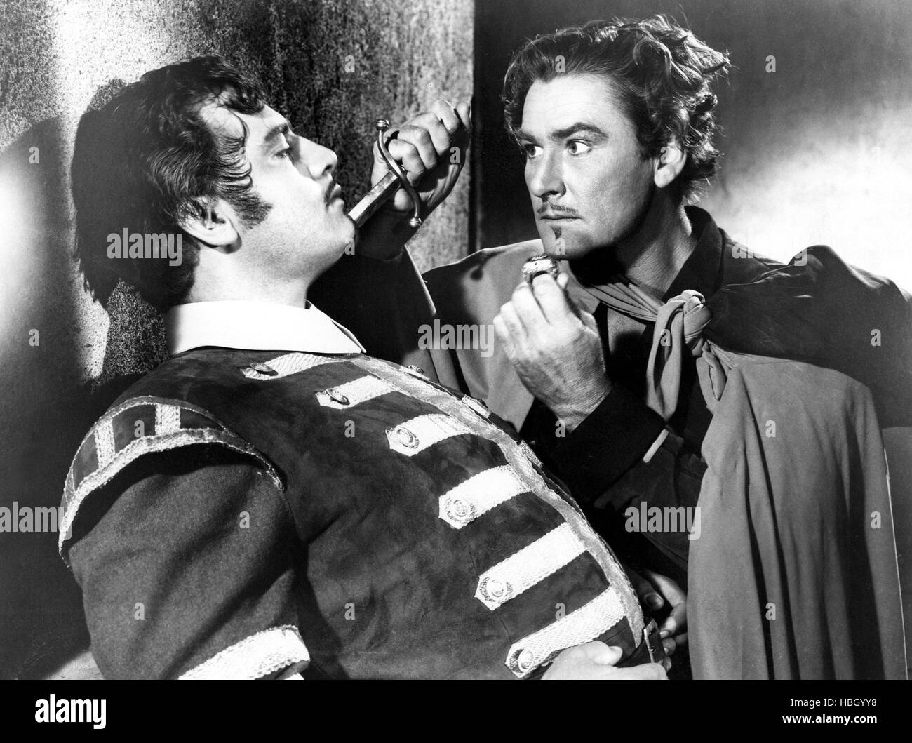 ADVENTURES OF DON JUAN, Raymond Burr, Errol Flynn, 1949 Stock Photo - Alamy