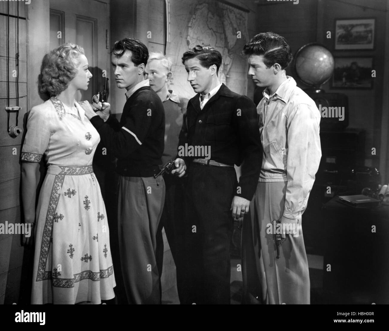 ADVENTURES OF THE FLYING CADETS, Jennifer Holt, Johnny Downs, William ...