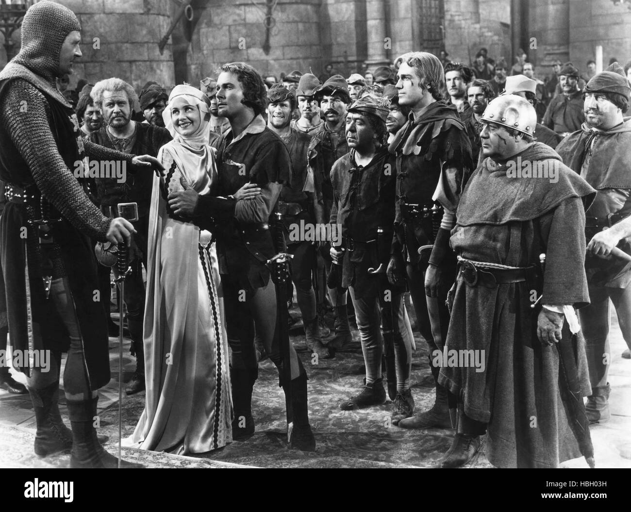 THE ADVENTURES OF ROBIN HOOD, Ian Hunter, Alan Hale Sr., Olivia de ...