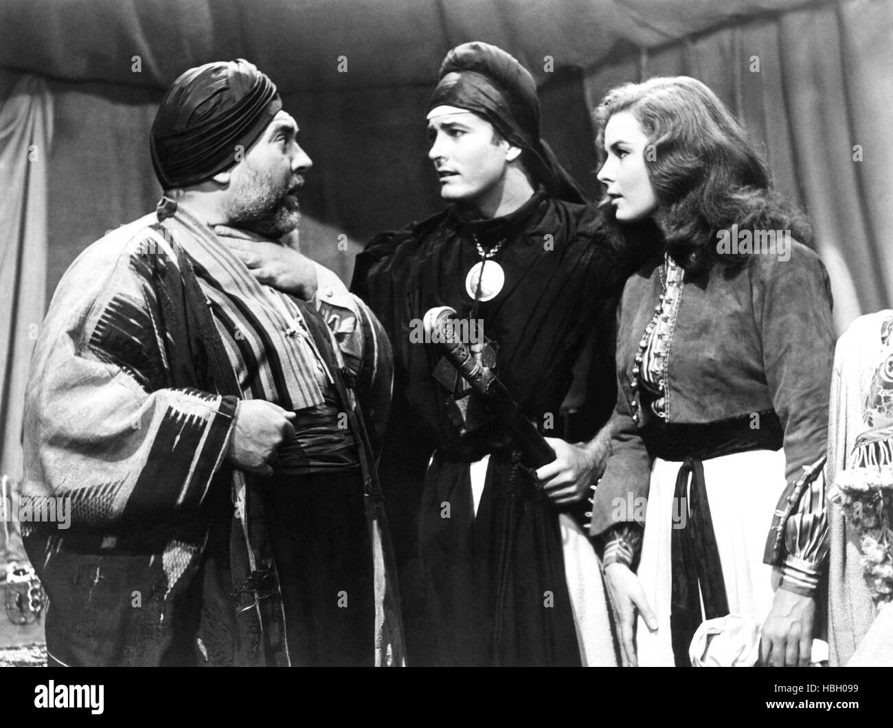 THE ADVENTURES OF HAJJI BABA. Thomas Gomez, John Derek, Elaine Stewart ...