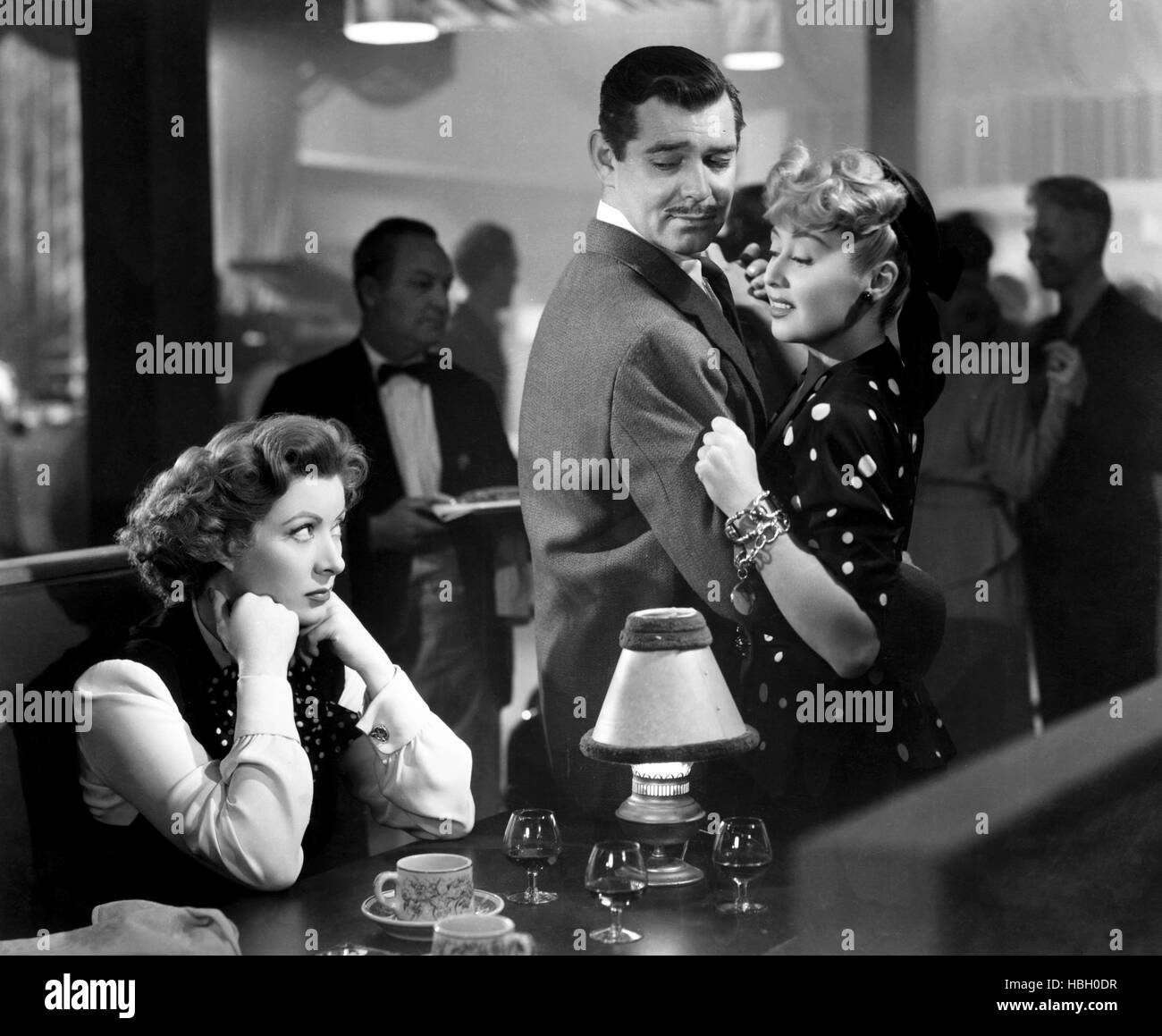 ADVENTURE, from left, Greer Garson, Clark Gable, Joan Blondell, 1945 ...