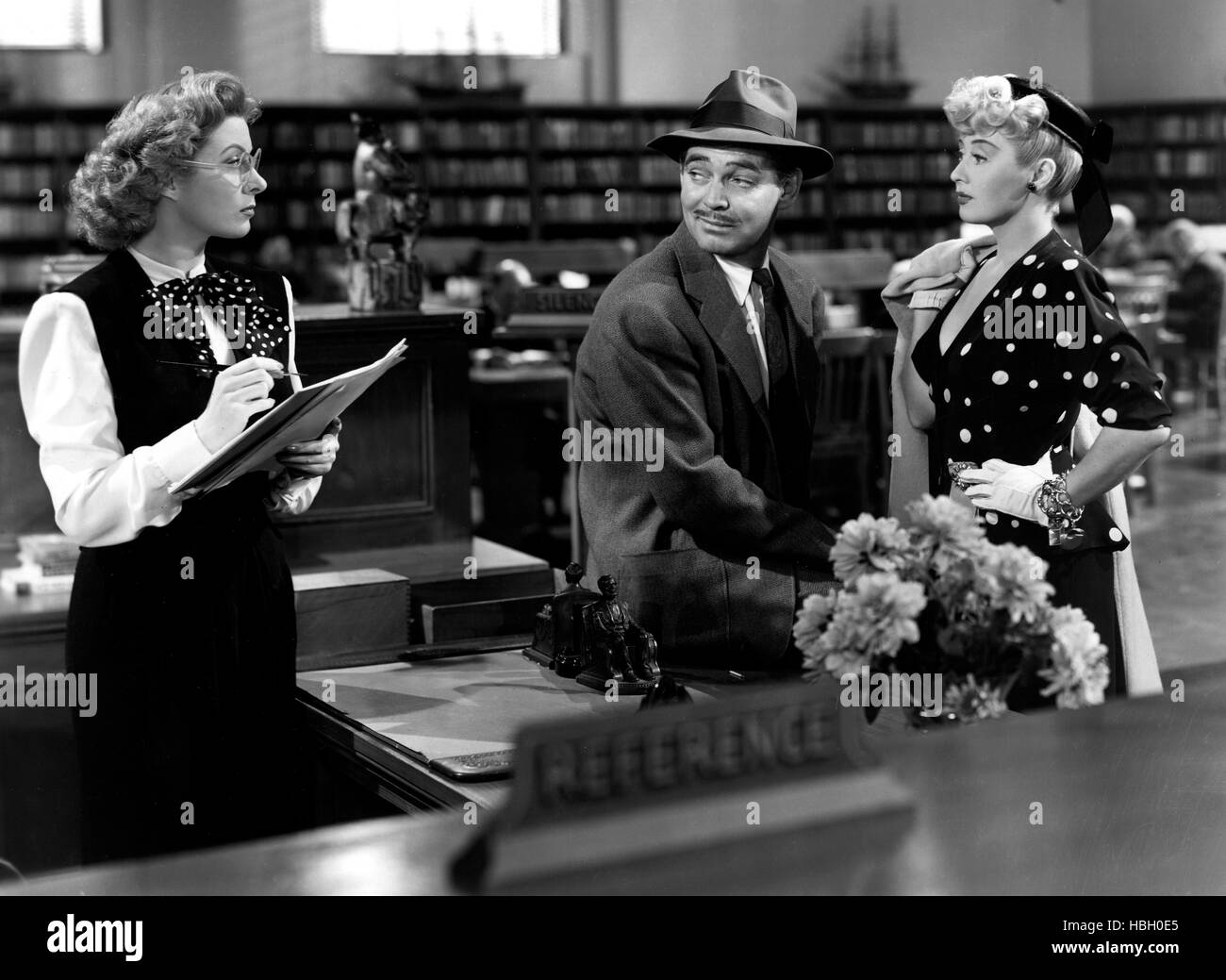 ADVENTURE, Greer Garson, Clark Gable, Joan Blondell, 1945 Stock Photo ...