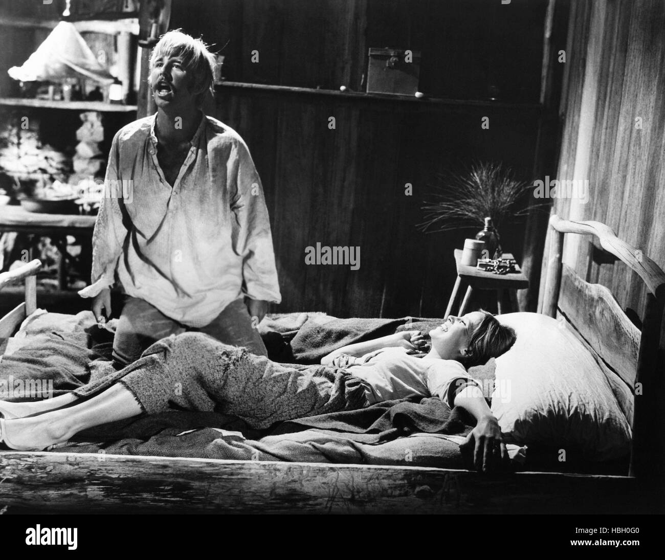 ADAM'S WOMAN, from left: Beau Bridges, Jane Merrow, 1970 Stock Photo ...