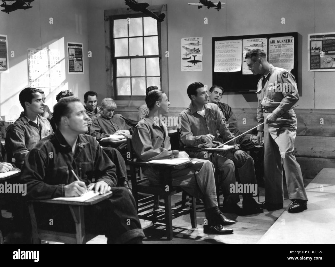 AERIAL GUNNER, Dick Purcell, William Benedict, Jimmy Lydon, Richard ...