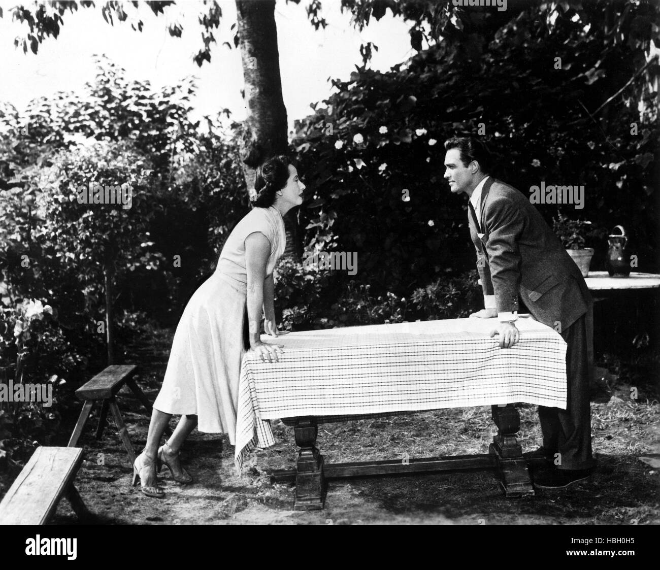 Affair in Monte Carlo, Merle Oberon, Richard Todd, 1952 Stock Photo - Alamy