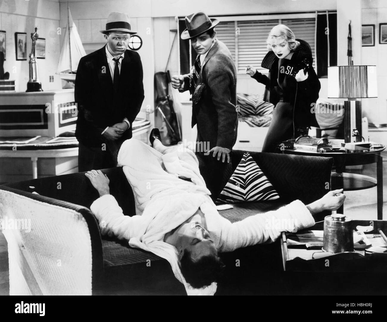 AFTER OFFICE HOURS, from left, Stuart Erwin, Harvey Stephens, Clark ...