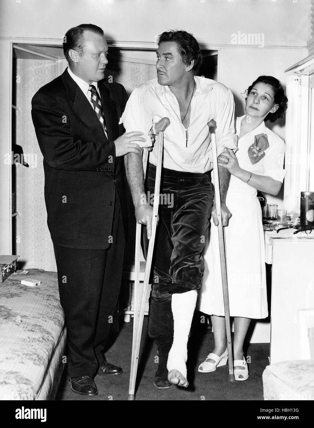 AGAINST ALL FLAGS, producer Howard Christie, Errol Flynn, on Flynn's ...