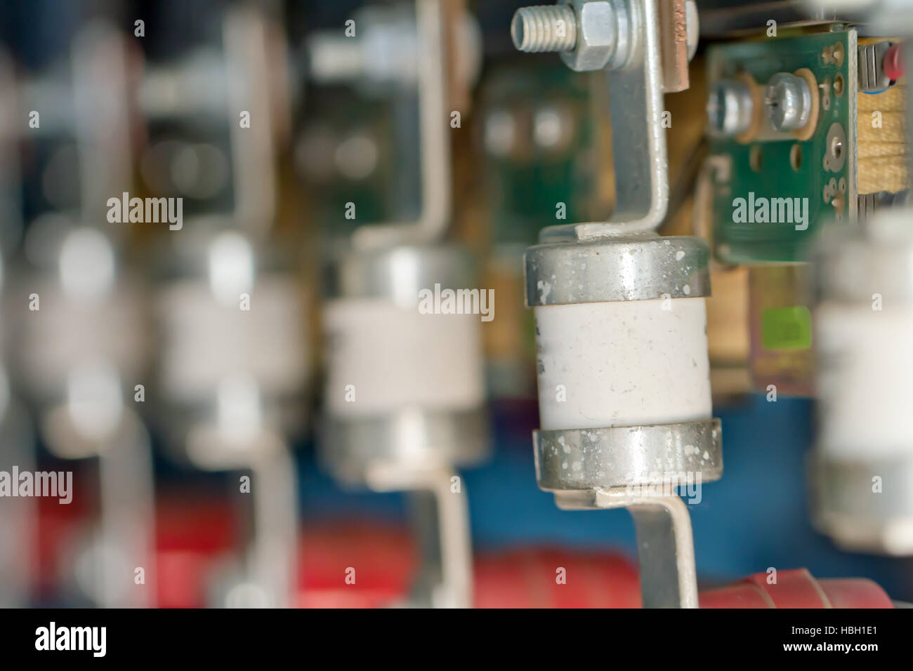 wire, terminals, transistors and capacitors Stock Photo - Alamy