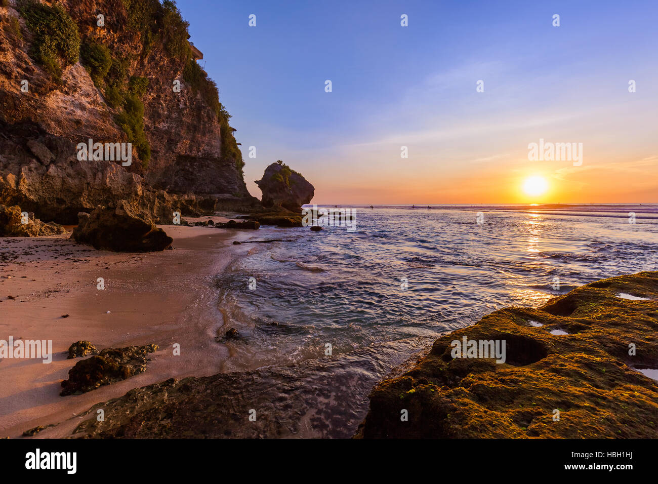 Suluban beach in Bali - Indonesia Stock Photo - Alamy