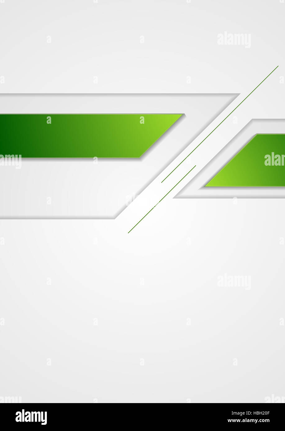 Abstract green grey tech corporate background Stock Photo - Alamy