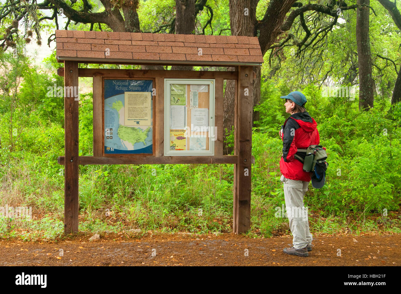Information board, Doeskin Ranch Unit-Balcones Canyonlands National ...