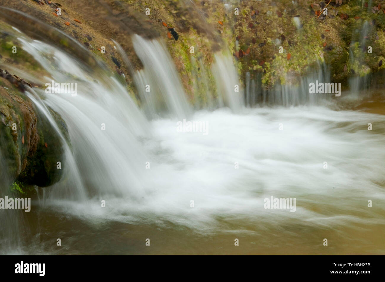 Doeskin Branch Creek falls, Doeskin Ranch Unit-Balcones Canyonlands ...