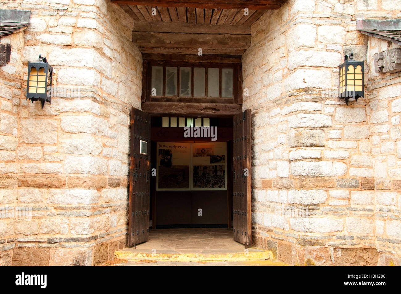 Longhorn Cavern Administration Building built by CCC (Civilian ...