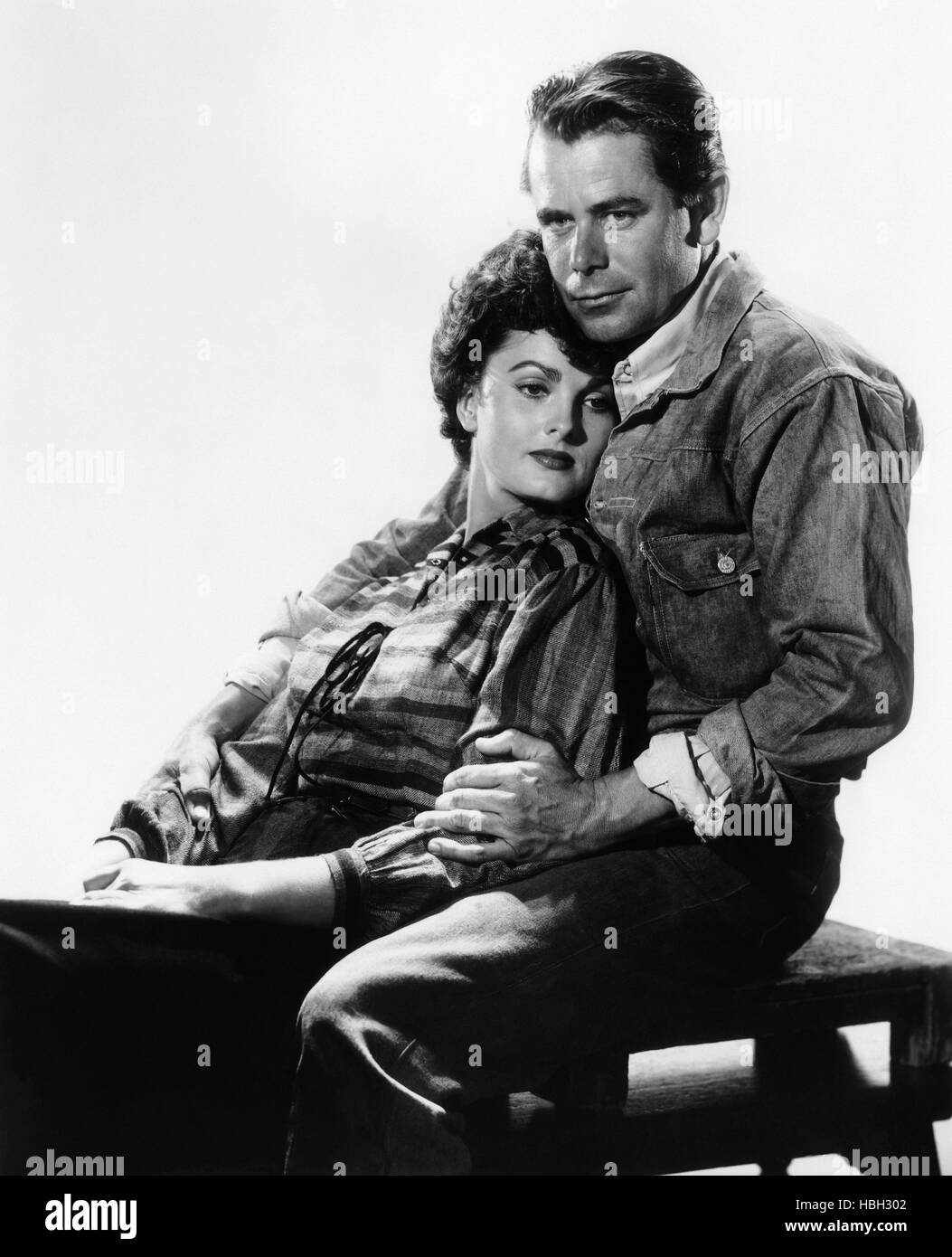 THE AMERICANO, Ursula Thiess, Glenn Ford, 1955 Stock Photo - Alamy