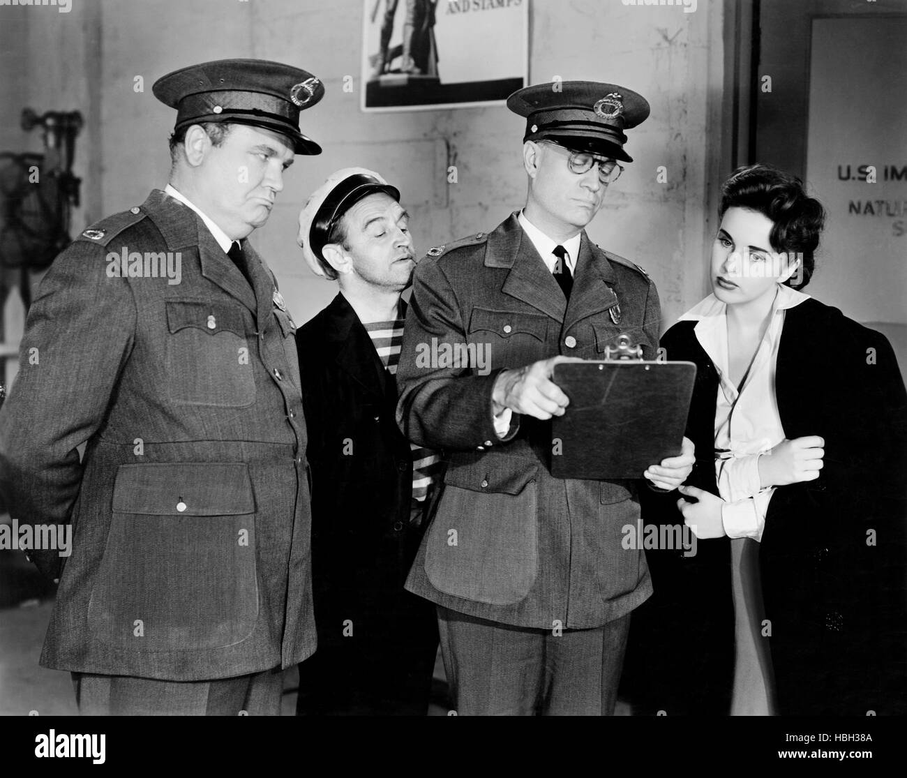 THE AMAZING MRS. HOLLIDAY, from left: Wade Boteler, Barry Fitzgerald ...