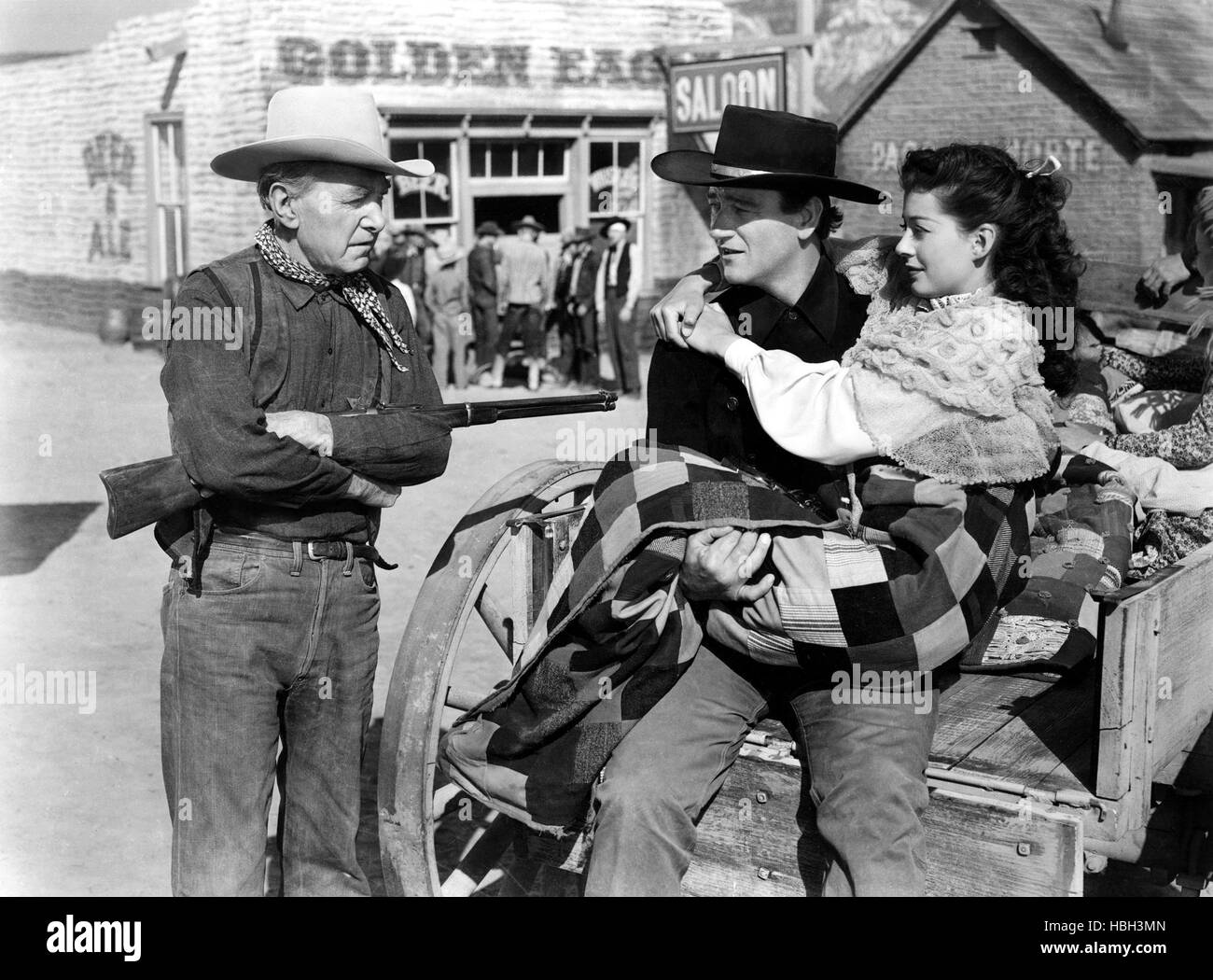 ANGEL AND THE BADMAN, Harry Carey, John Wayne, Gail Russell, 1947 Stock ...