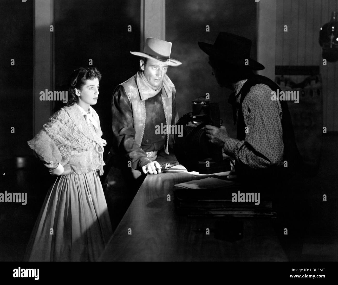 ANGEL AND THE BADMAN, Gail Russell, John Wayne, Olin Howlin, 1947 Stock ...