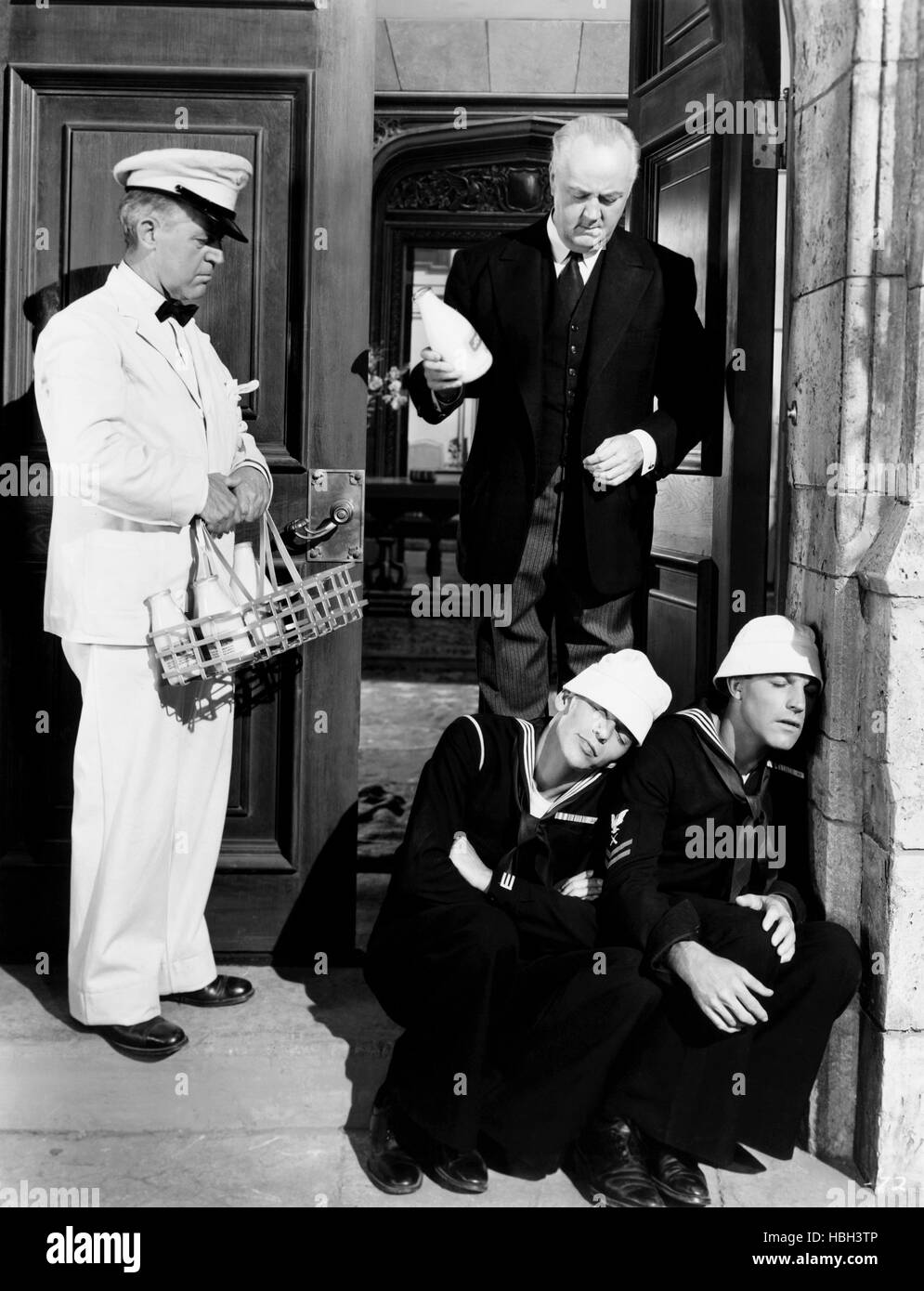ANCHORS AWEIGH, from left, Nolan Leary, Charles Coleman, (back), Frank ...