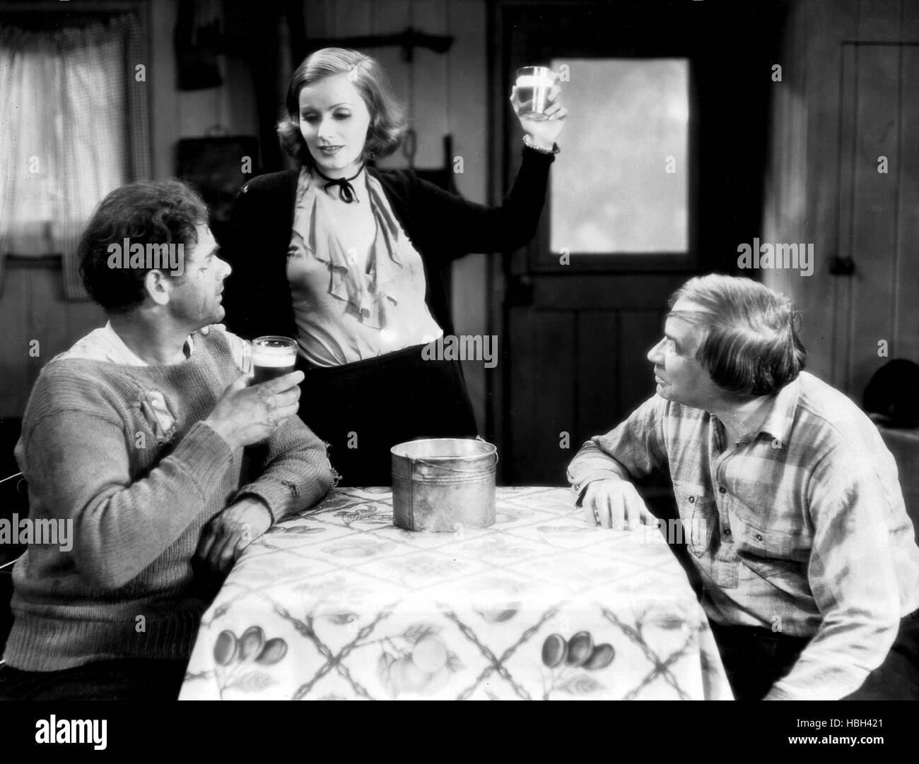 ANNA CHRISTIE, Charles Bickford, Greta Garbo, George Marion, 1930 Stock ...