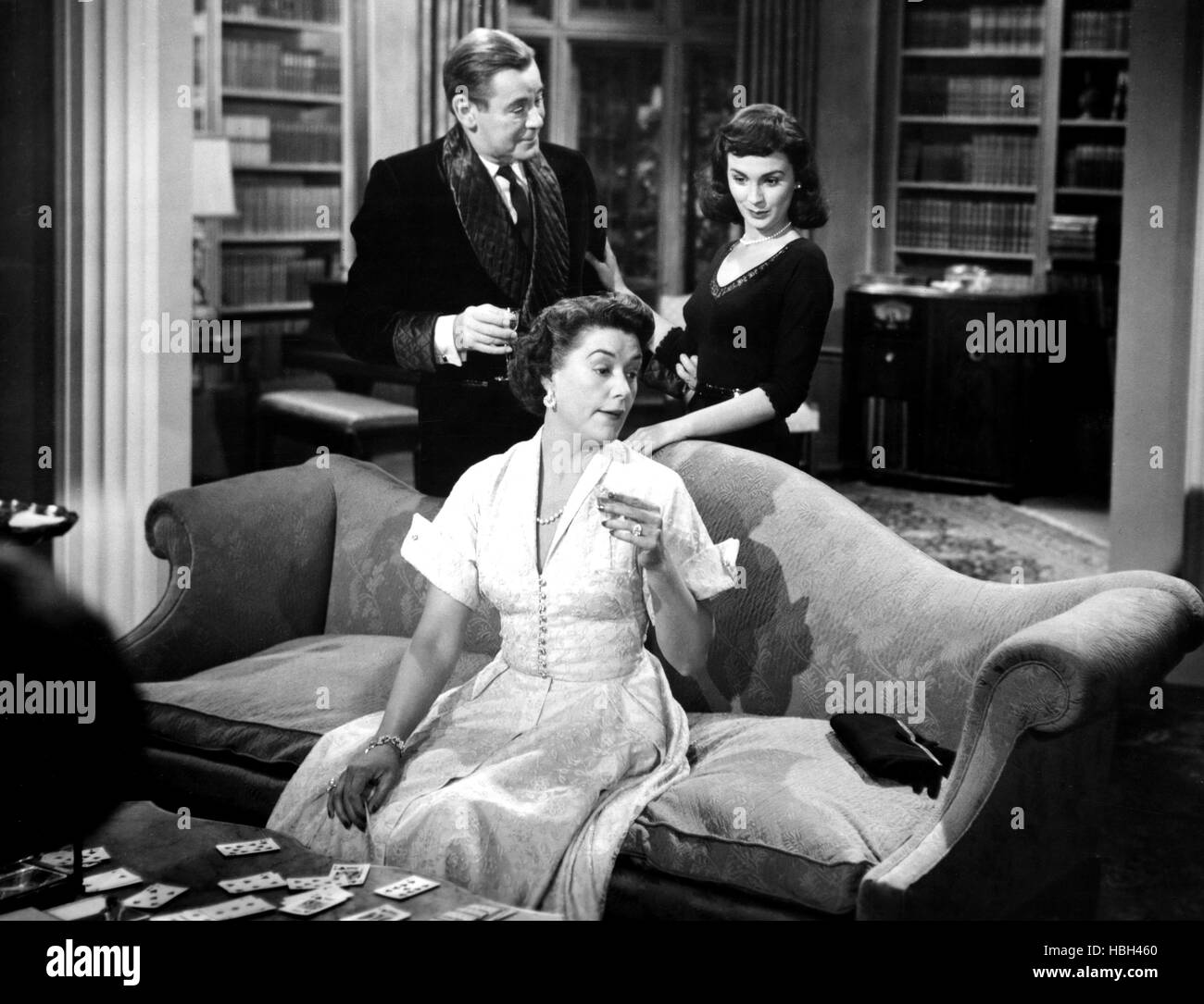 ANGEL FACE, Barbara O'Neil, Herbert Marshall, Jean Simmons, 1952 Stock ...