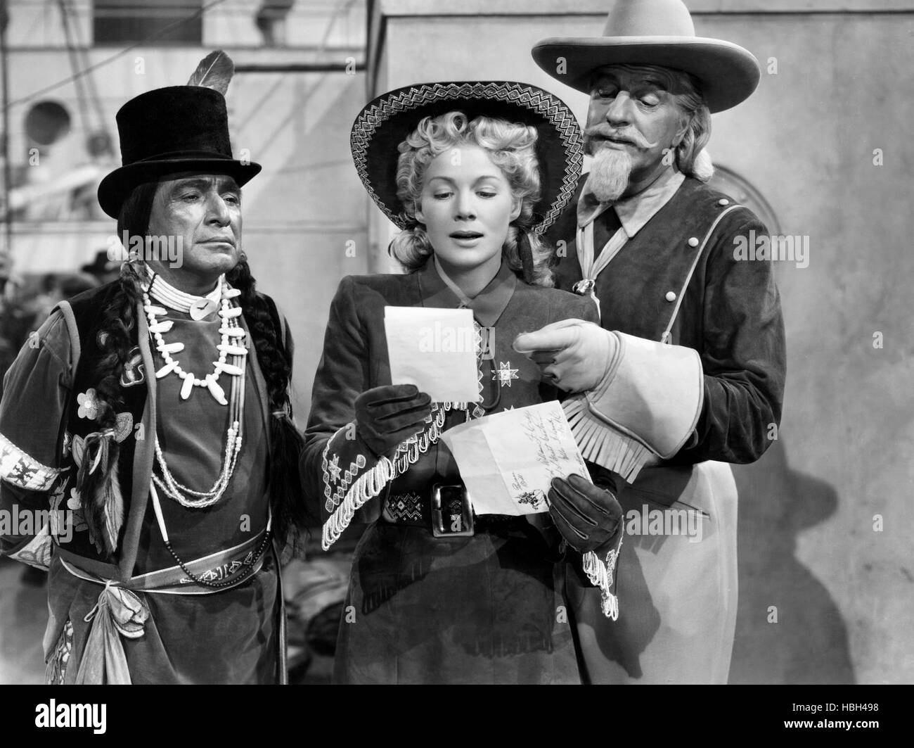 ANNIE GET YOUR GUN, from left, J. Carrol Naish, Betty Hutton, Louis ...