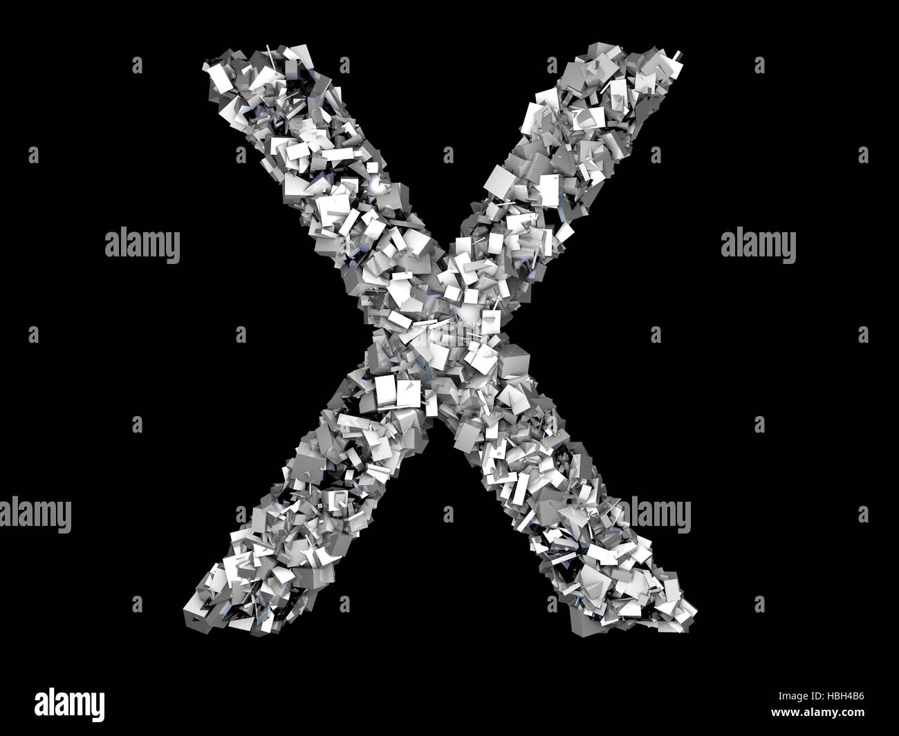 Crystal Letter - X Stock Photo - Alamy