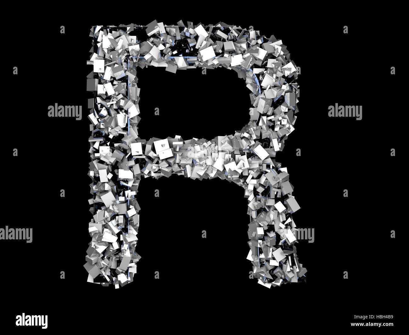Crystal Letter - R Stock Photo - Alamy