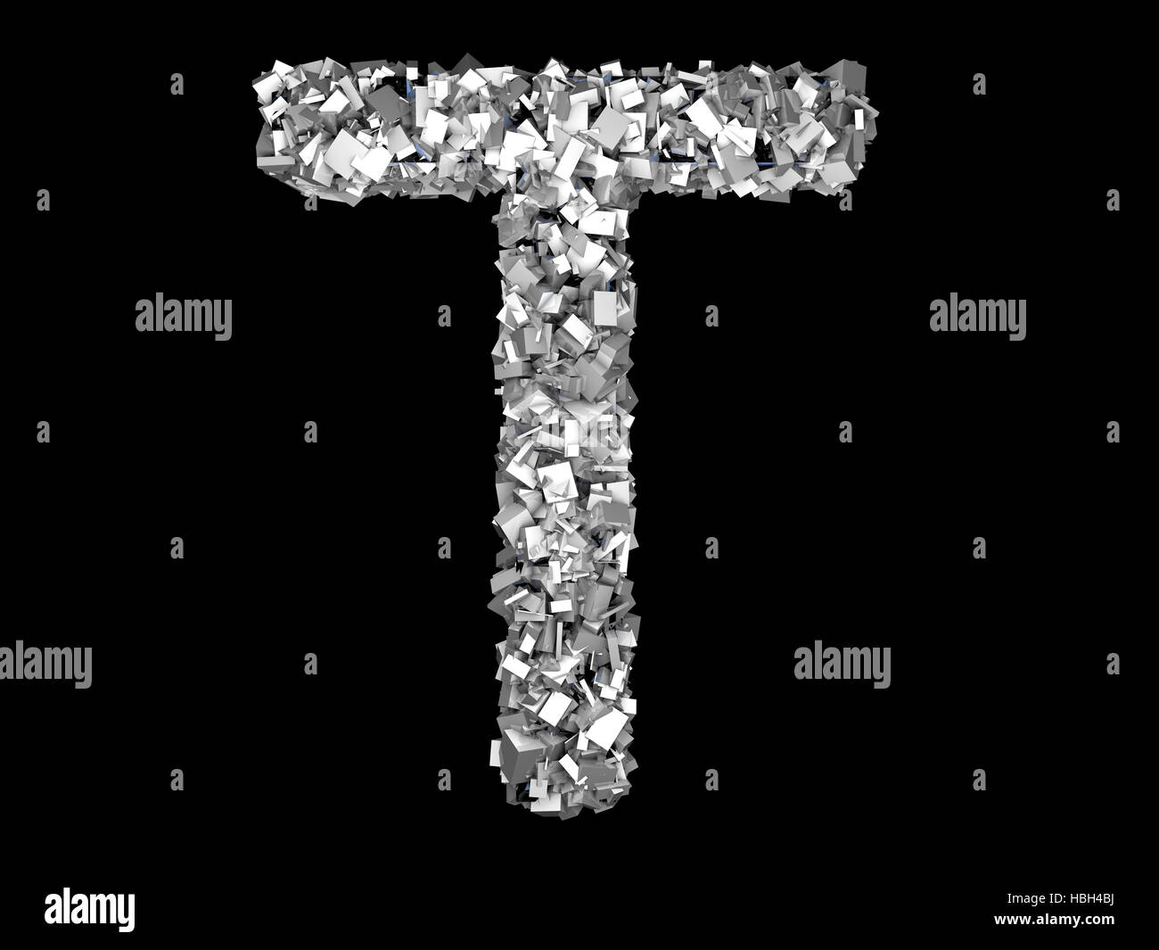 Crystal Letter - T Stock Photo - Alamy