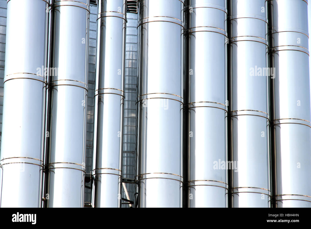 Complex metal pipe ventilation hi-res stock photography and images - Alamy