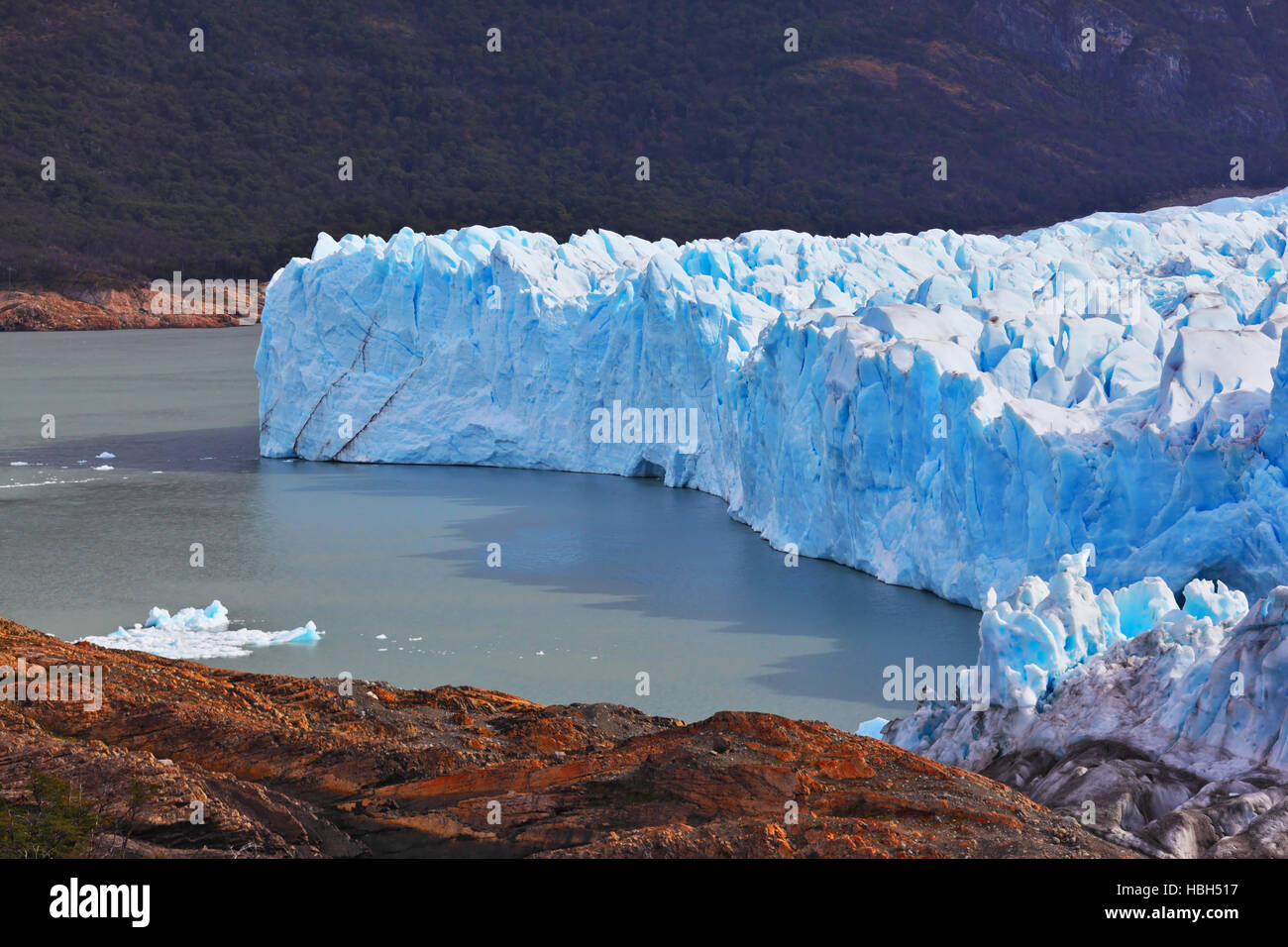 White-blue ice massif multimeter height Stock Photo - Alamy