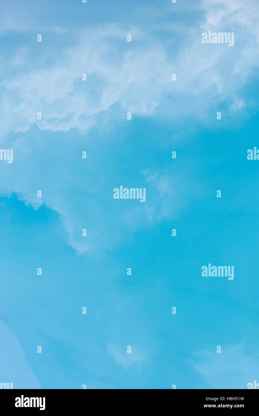 Blue cyan clouds background in Bolivia Stock Photo - Alamy