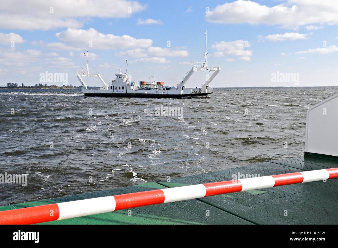 Ferry traffic to and from Rügen Germany Stock Photo - Alamy