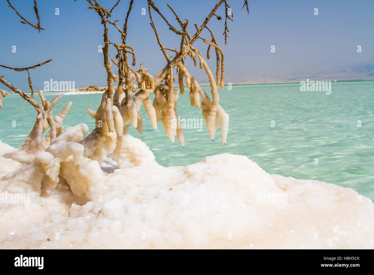 Beautiful coast of the Dead Sea Stock Photo - Alamy
