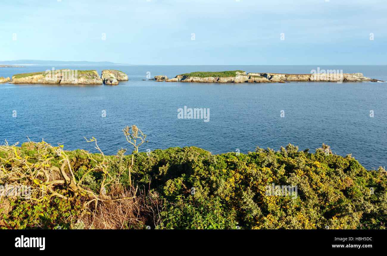 Atlantic Ocean coastline landscape (Spain Stock Photo - Alamy