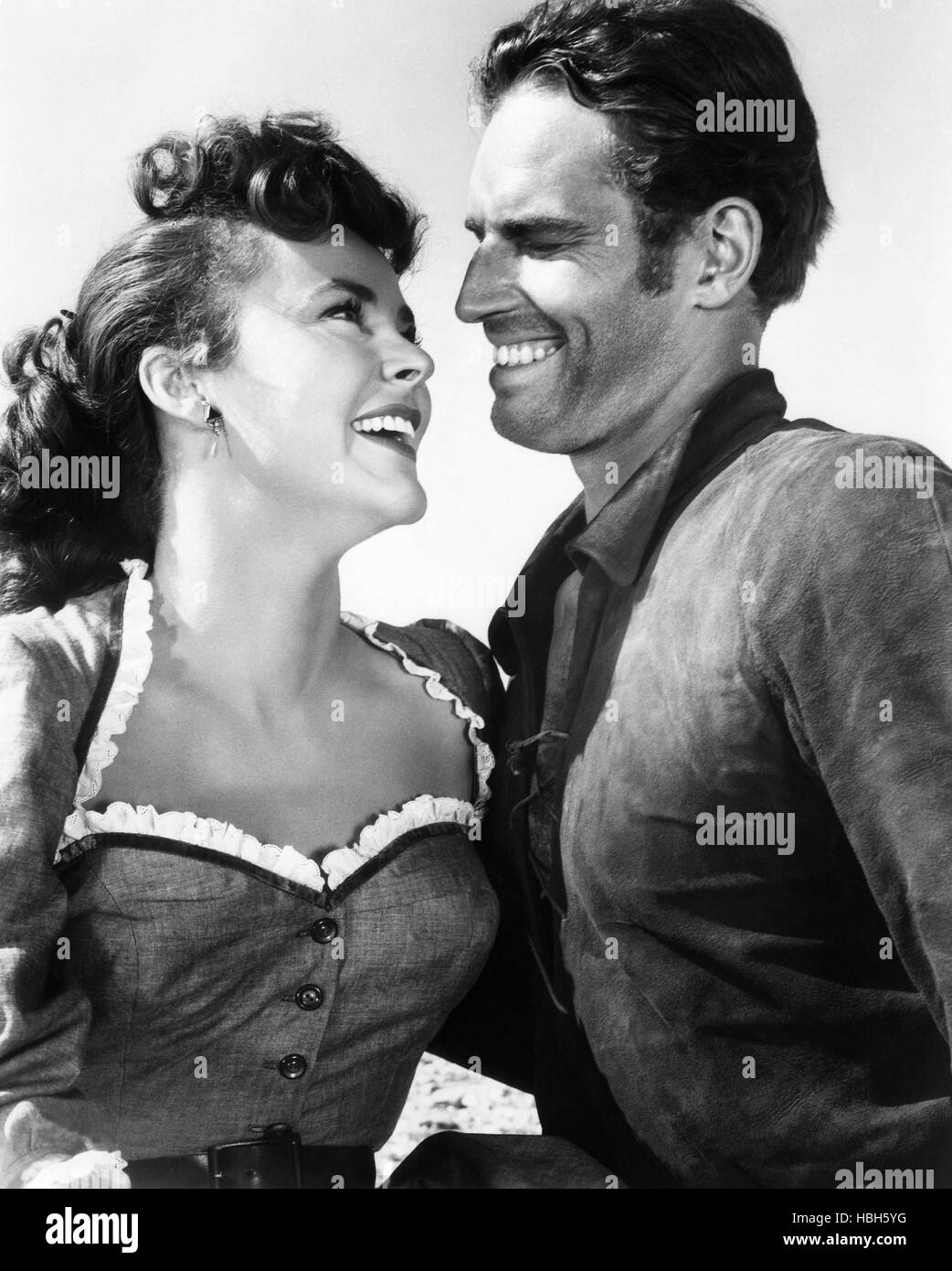 ARROWHEAD, Mary Sinclair, Charlton Heston, 1953 Stock Photo - Alamy