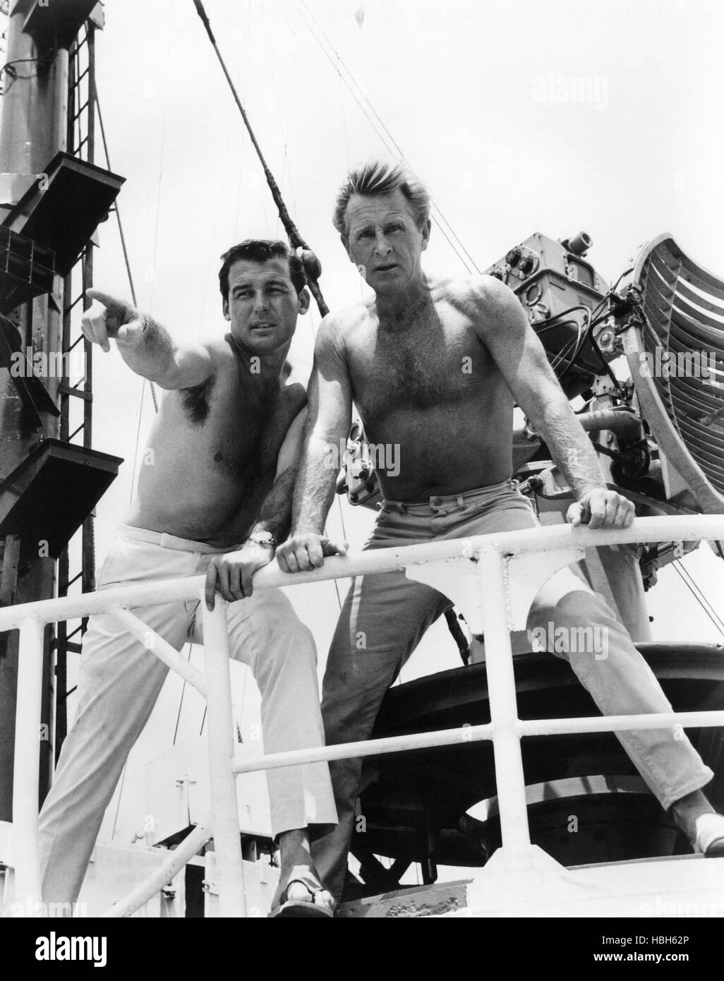 AROUND THE WORLD UNDER THE SEA, Brian Kelly, Lloyd Bridges, 1966 Stock ...