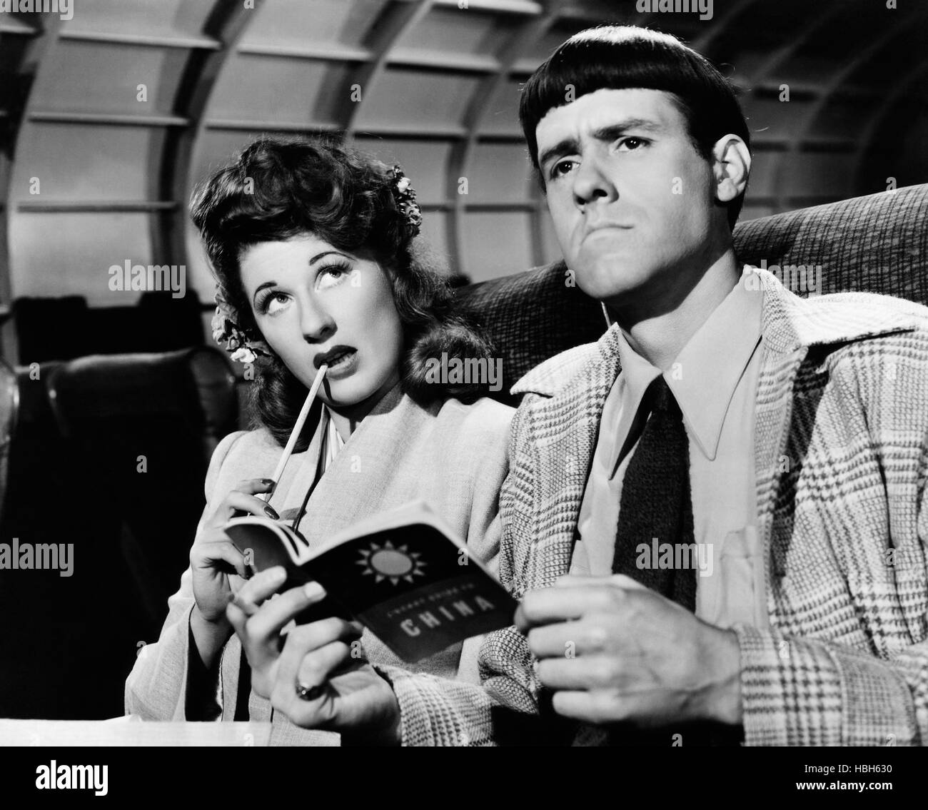 AROUND THE WORLD, from left, Joan Davis, Ish Kabibble, (aka Merwyn ...