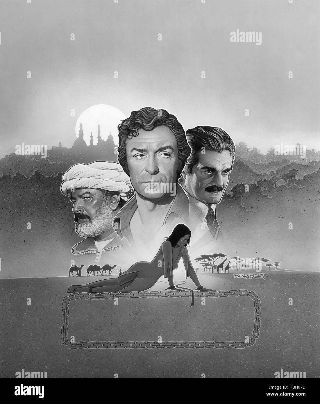 ASHANTI, Peter Ustinov, Michael Caine, Omar Sharif, 1979, (c) Warner ...