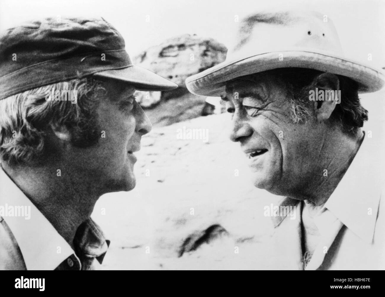ASHANTI, Michael Caine, Rex Harrsion, 1979, (c) Warner Brothers ...