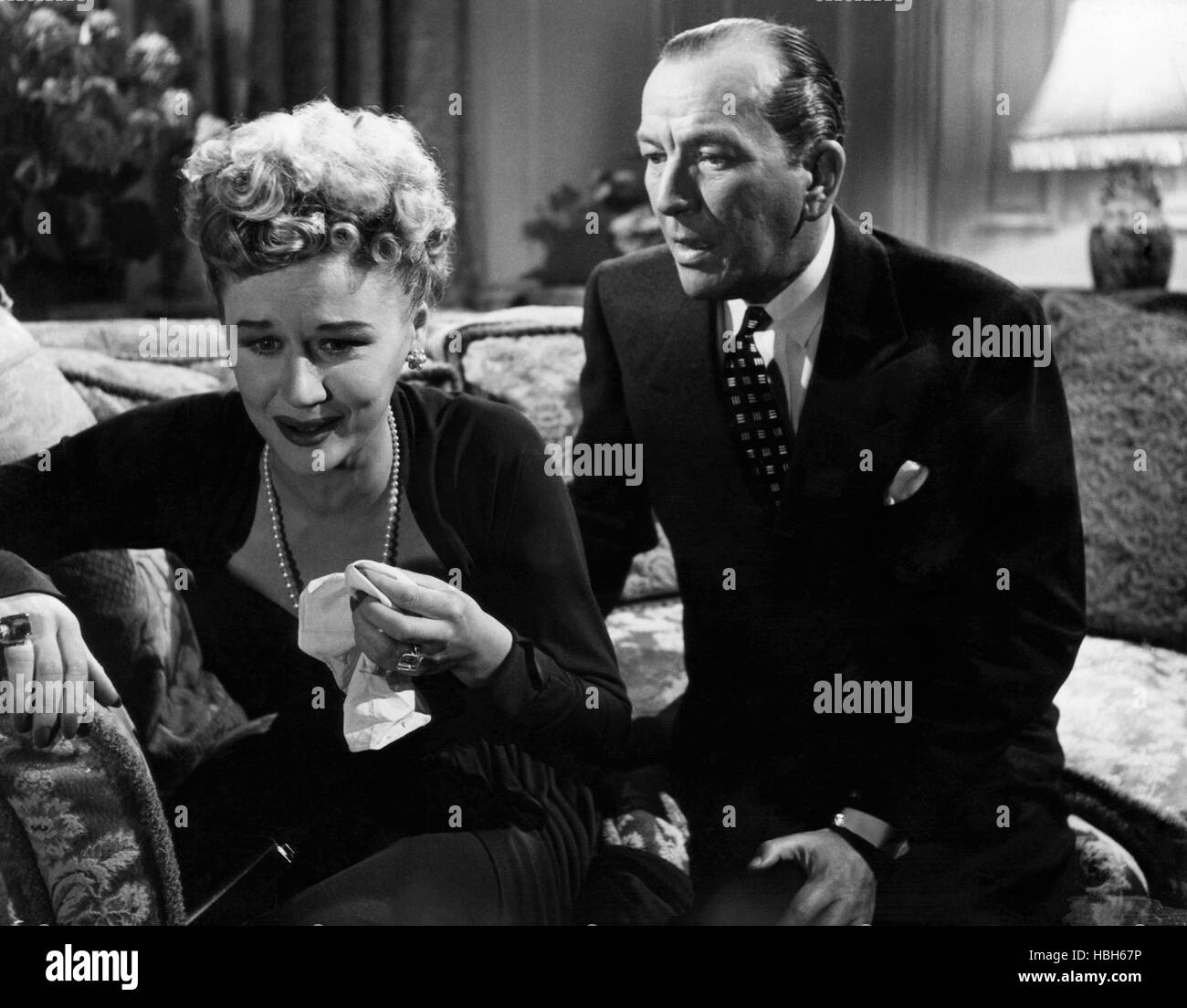 THE ASTONISHED HEART, Margaret Leighton, Noel Coward, 1950 Stock Photo ...
