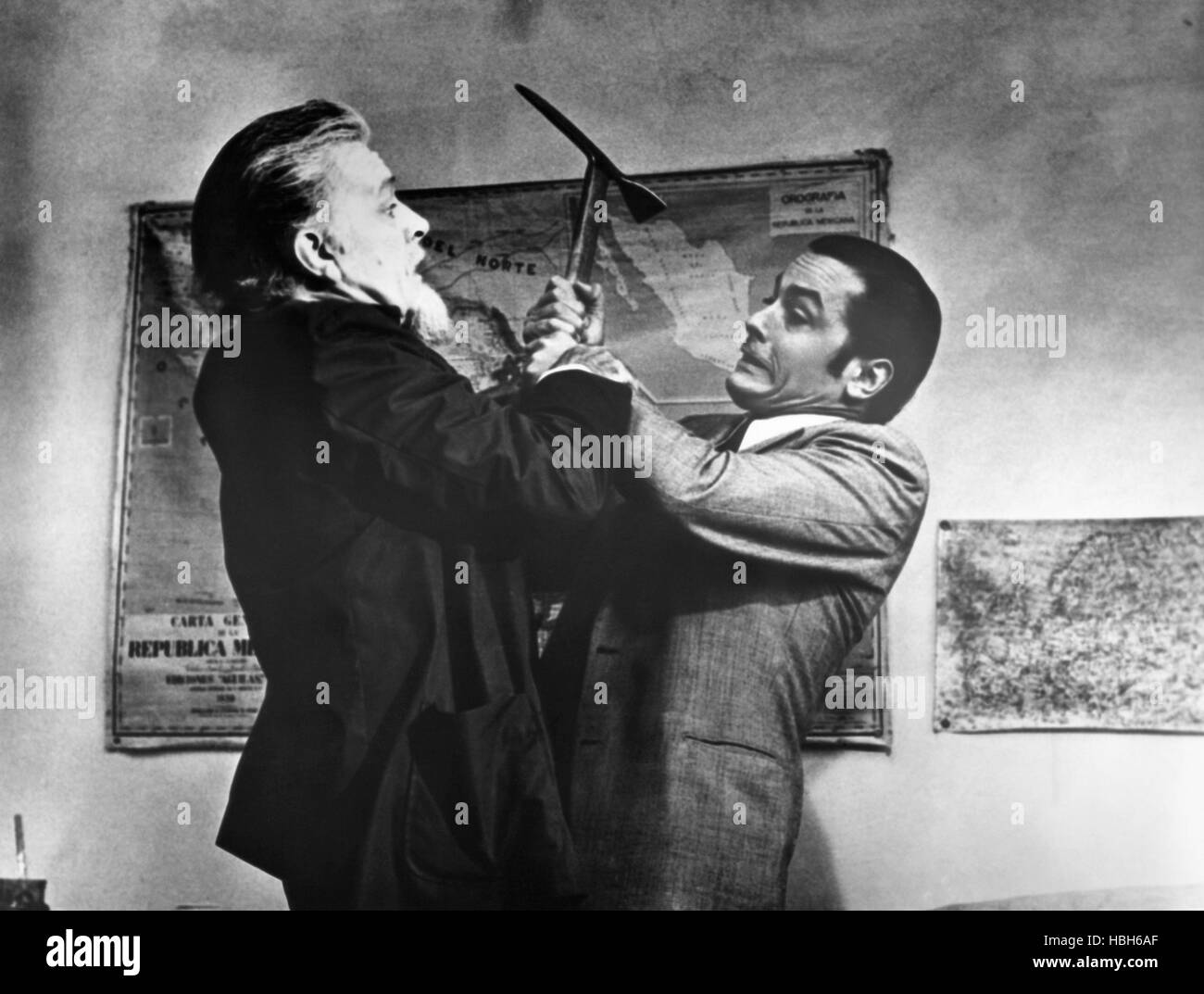 The Assassination Of Trotsky Richard Burton Alain Delon 1972 Stock